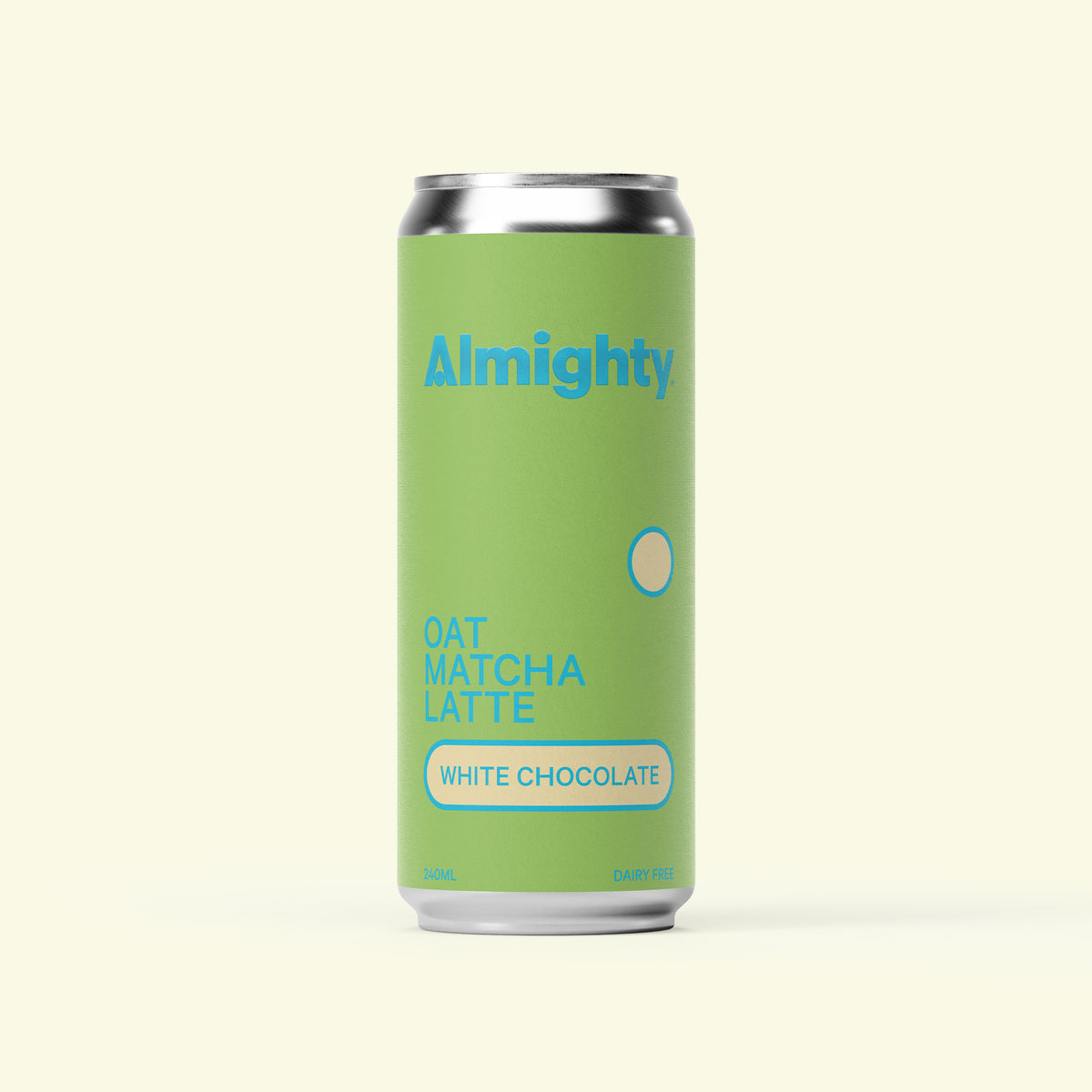 Almighty - White Chocolate Oat Matcha Latte 12 x 240mL